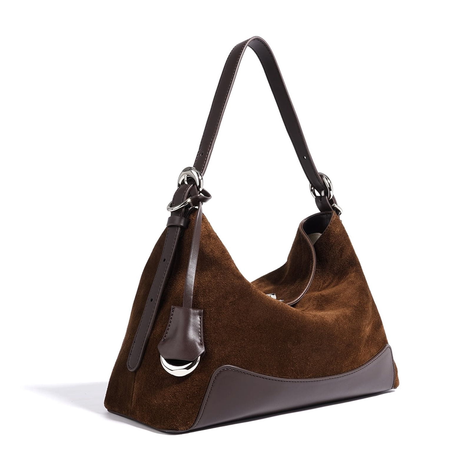 Hue & Hold Women's Suede Leather Crossbody Bag Single Shoulder Underarm ...
