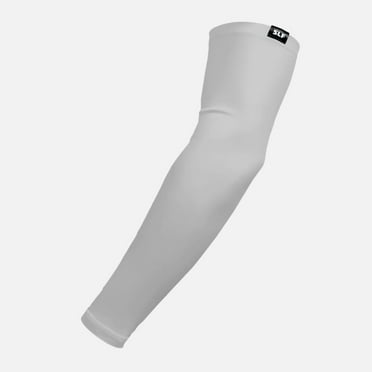 White Seamless Forearm Sleeve with Grip - Walmart.com
