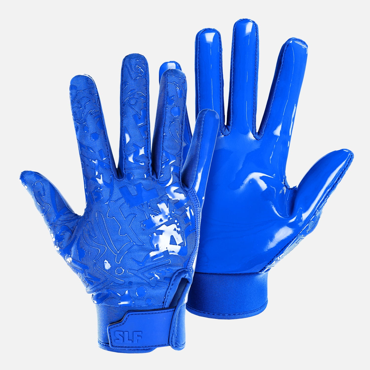 Hue Royal Blue Sticky Football Receiver Gloves - Walmart.com