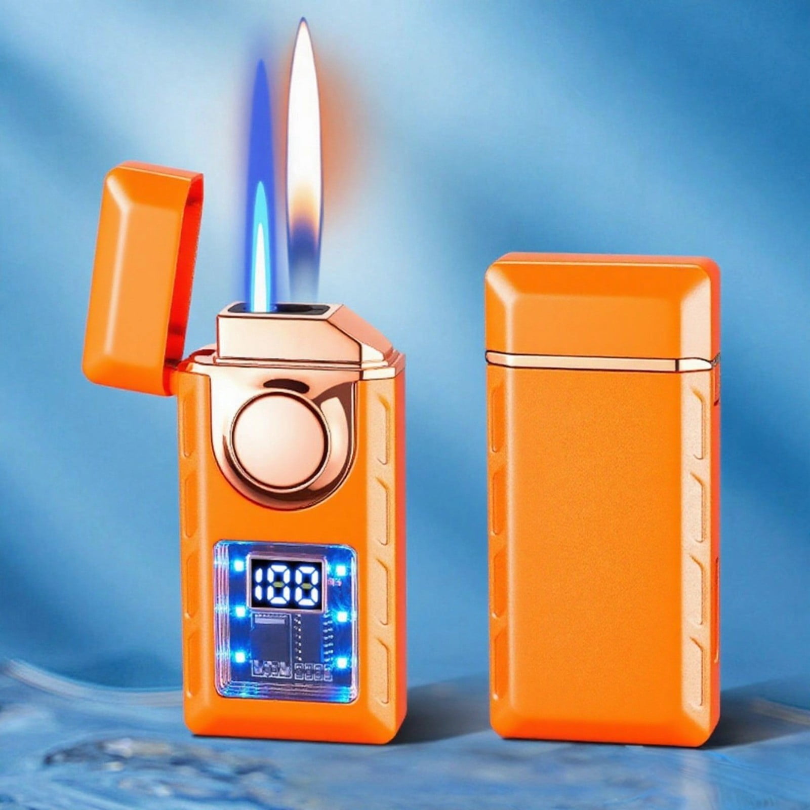 HueCraft Display Flame Torch Transparent Core With LED Display ...