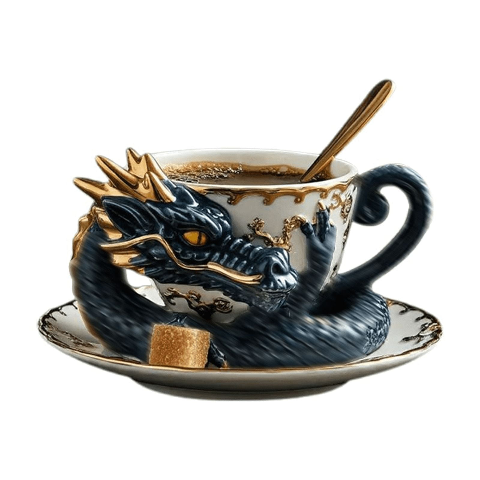 HueCraft Dragon Shaped Coffee Cup Creative Dragon Shaped Coffee Mugs ...