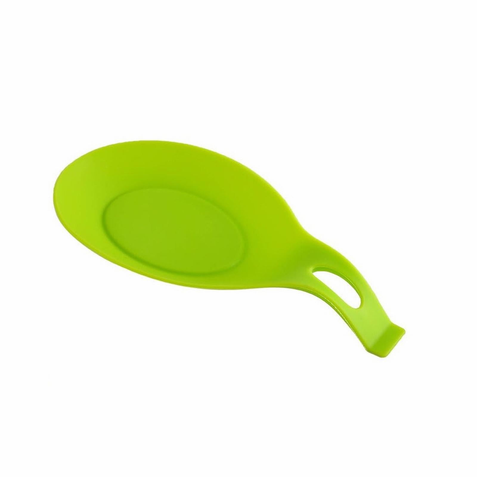 HueCraft Flexible Almond Shaped Silicone Spoon Rest Multipurpose ...