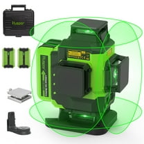4D 16 Lines Self-leveling Laser Level, 200Ft Green Beam Tiling Floor ...