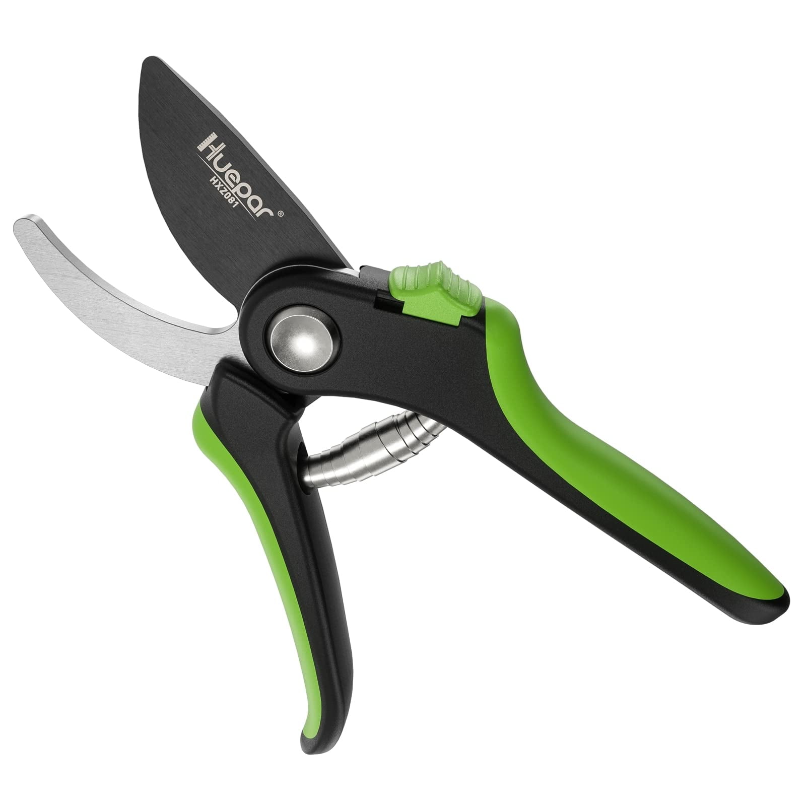 Huepar 8 inch Pruning Shears, SK5 Steel Blade, Rust-Resistant, Safety ...