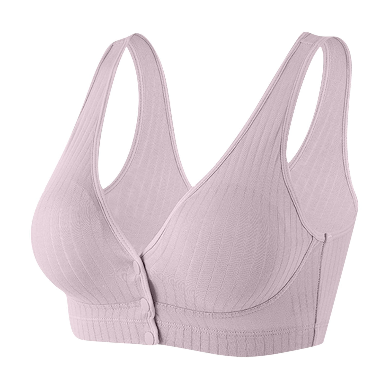 Huesdet Bras for Women Full Coverage Back Front Closure No Underwire ...
