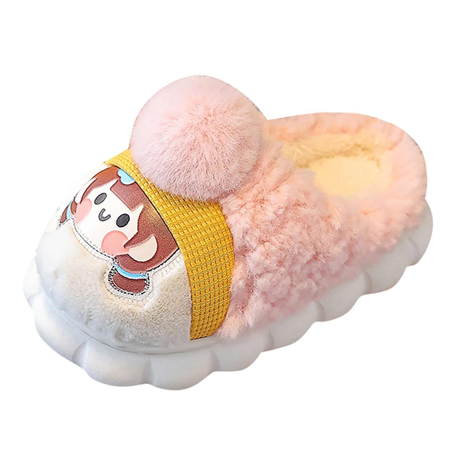 Huesdet Girls Unicorn Slippers for Toddler Kid Comfortable Wave-like ...