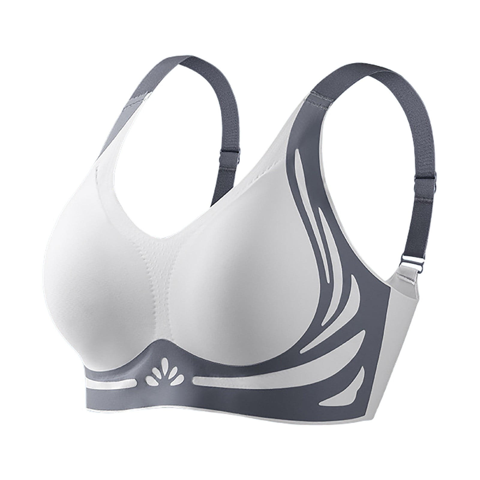 Huesdet Plus Size Bras for Women No Underwire Full Coverage Everyday ...