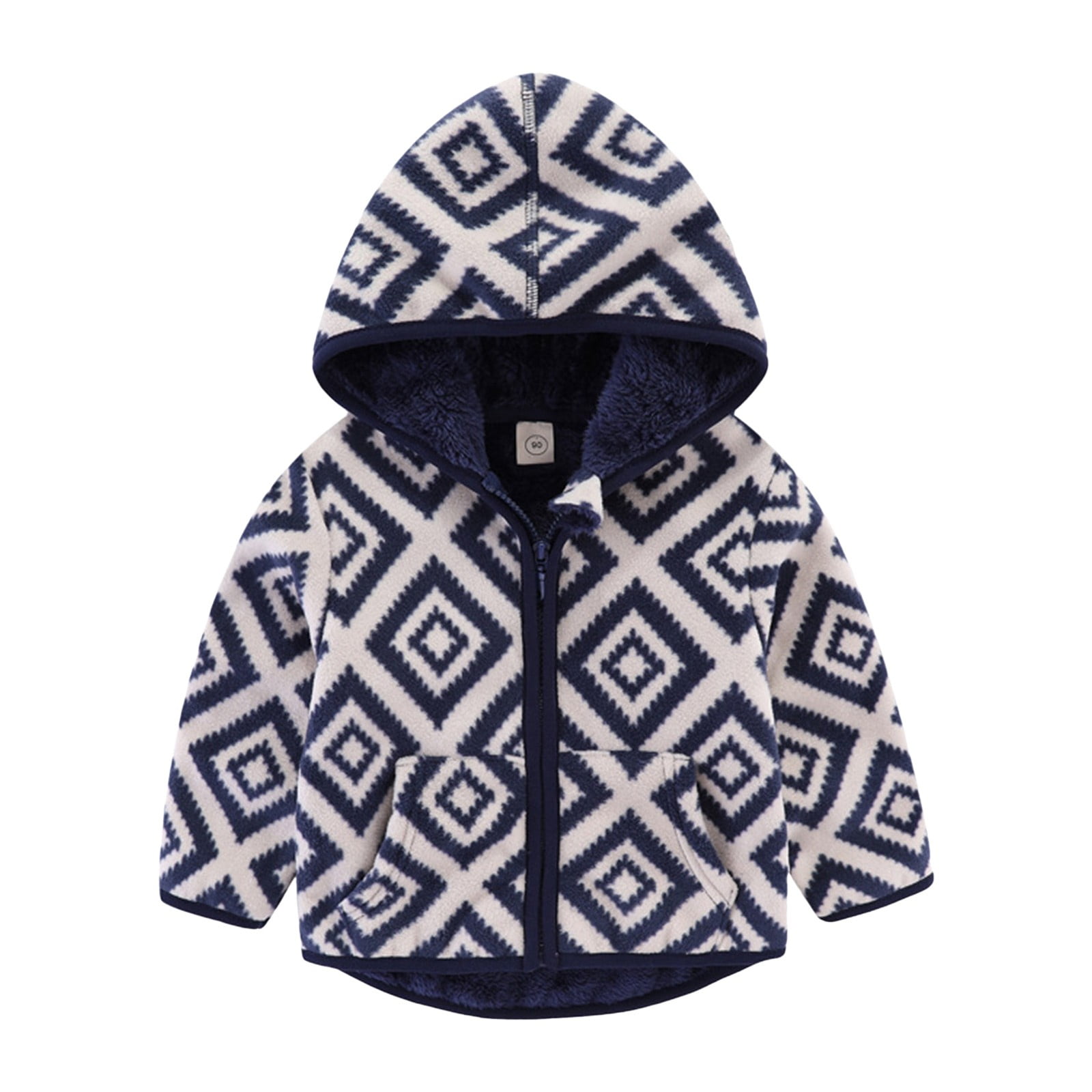 Huesdet Toddler Fleece Jacket with hood Kids Boys Girls Baby Coat for ...