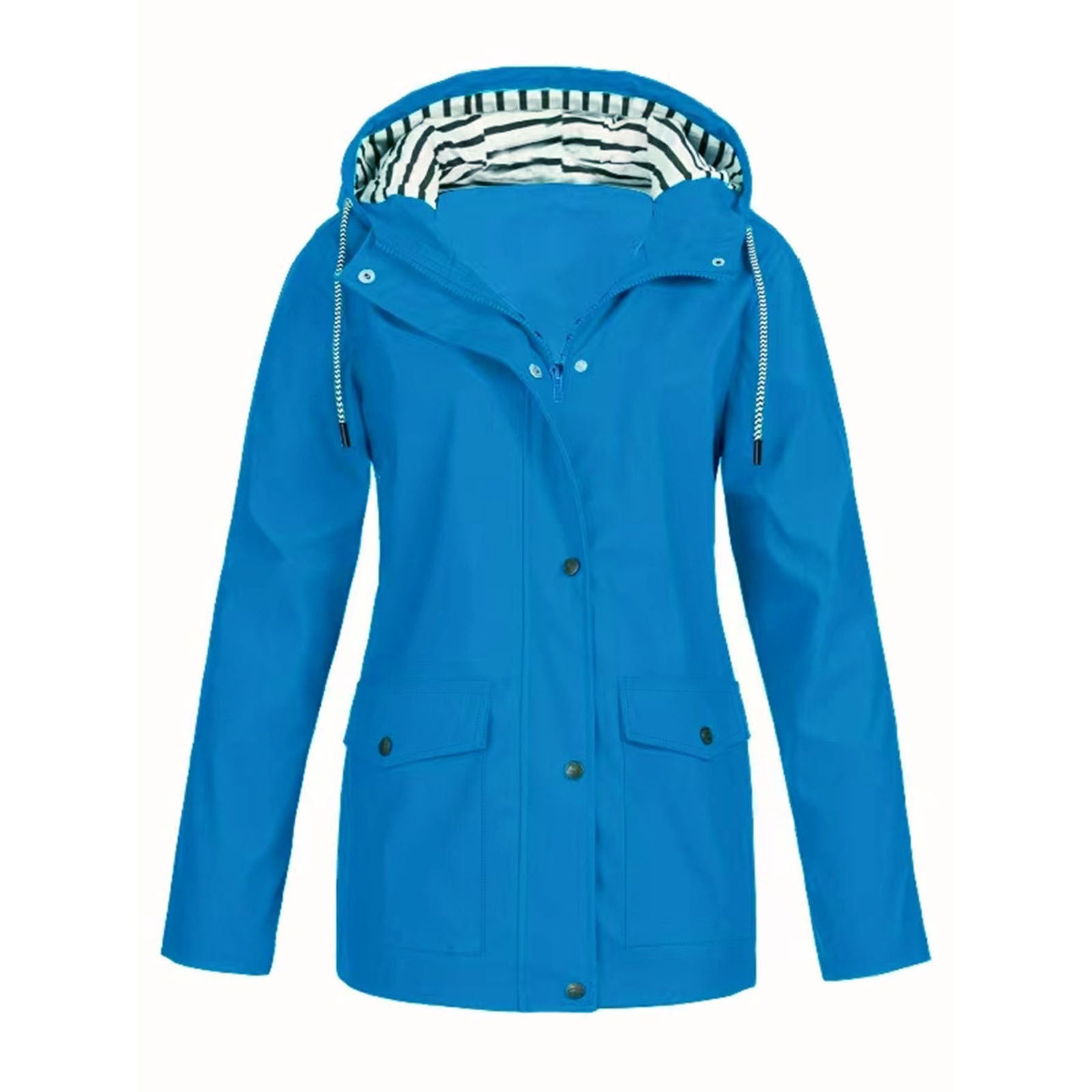 Huesdet Women Waterproof Outdoor Hiking Raincoat Women Lined Rain ...