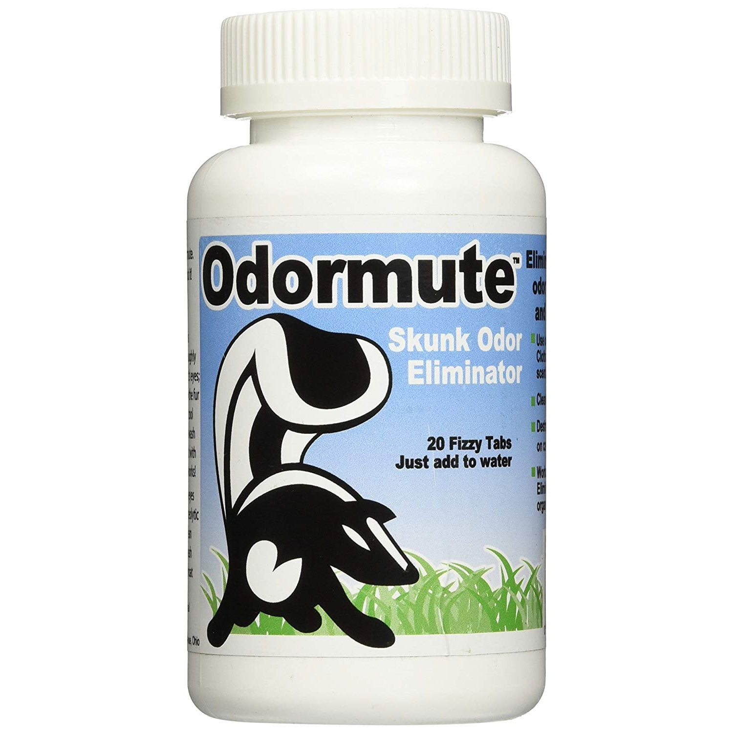 Hueter Toledo Odormute Skunk Fizzy Tablets for Odor Elimination 20 ...