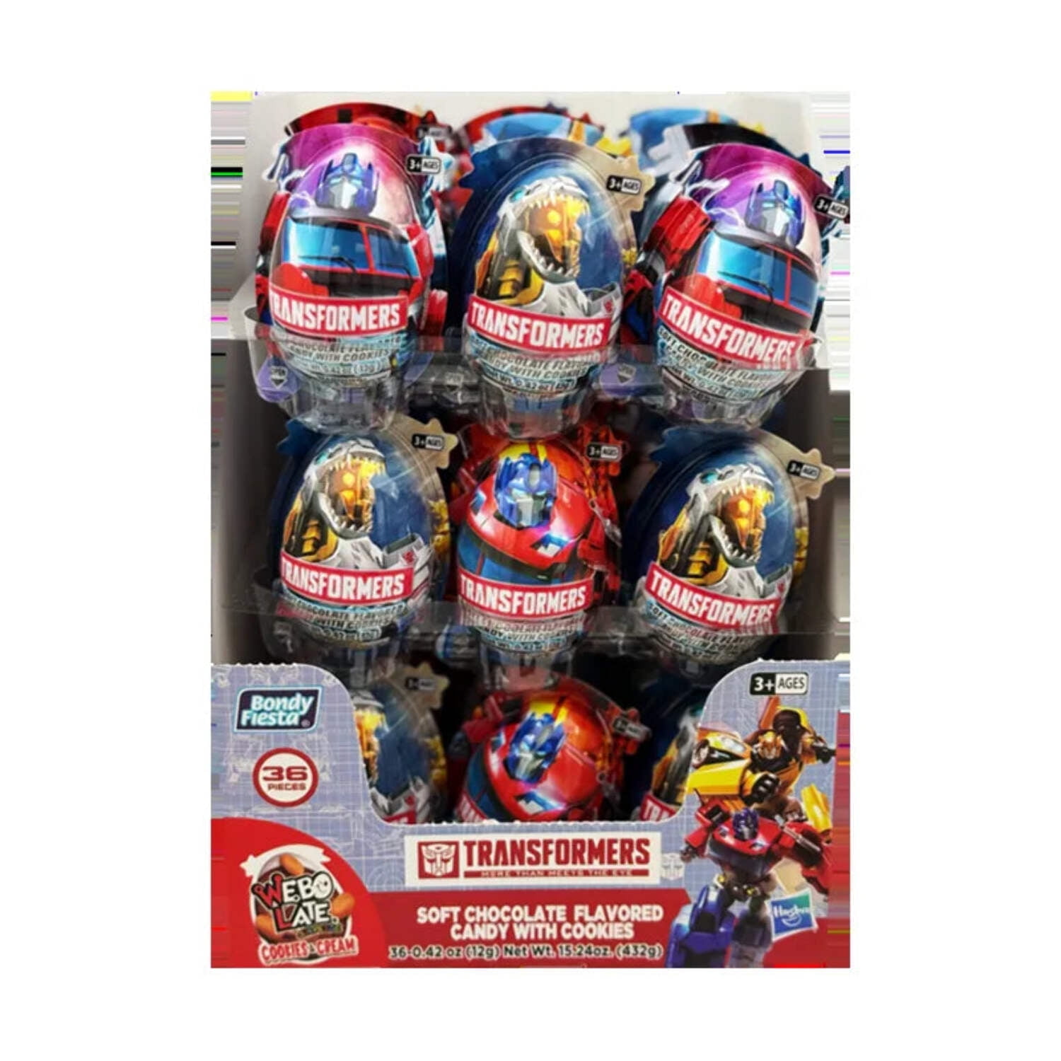Huevo Cookies Cream Transformers strd - Walmart.com