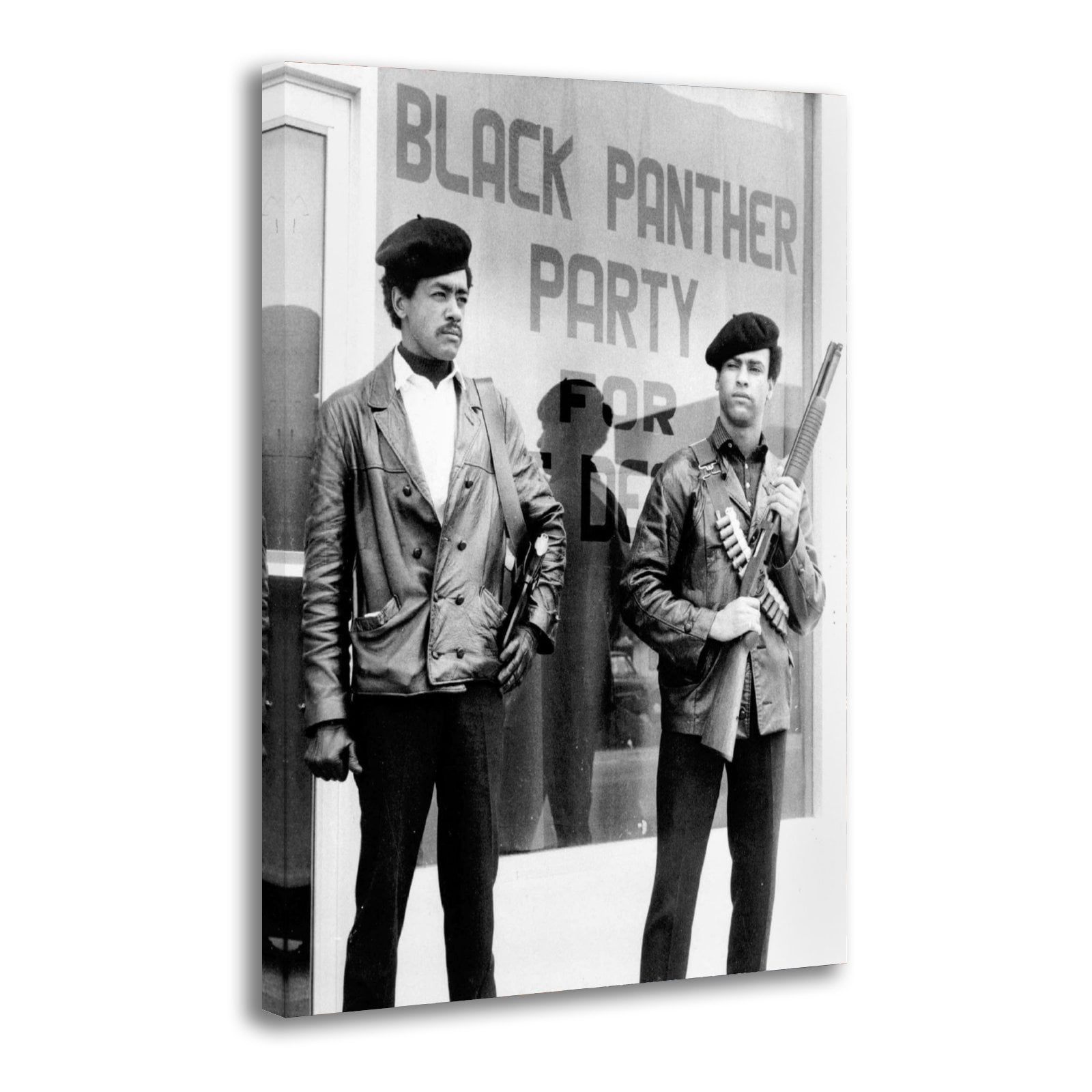 Huey Newton & Bobby SEALE Print Photo Art Painting Canvas Poster Home ...