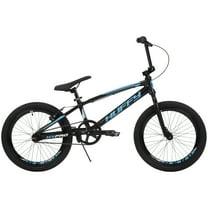 20" Mongoose Rebel X2 Kids BMX Bike, 20" Wheels, Children Ages 6+, Black & Blue Bicycle ...