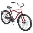 "Huffy Adult 26"" Cranbrook Beach Cruiser Comfort Bike for Men, Red ...