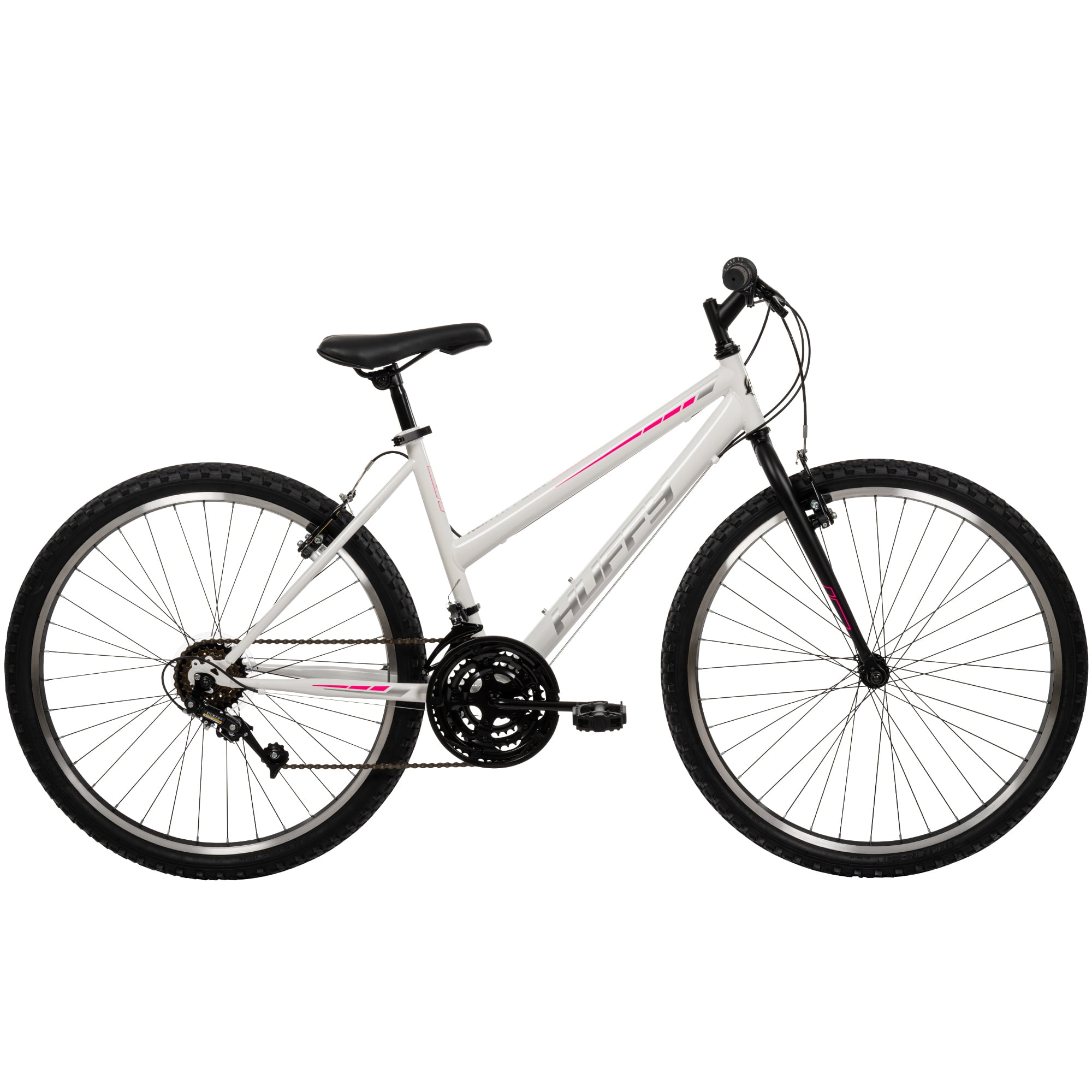 Huffy 26" North Peak Mountain Bike, Fits Riders 5'0"+, White, Adult ...