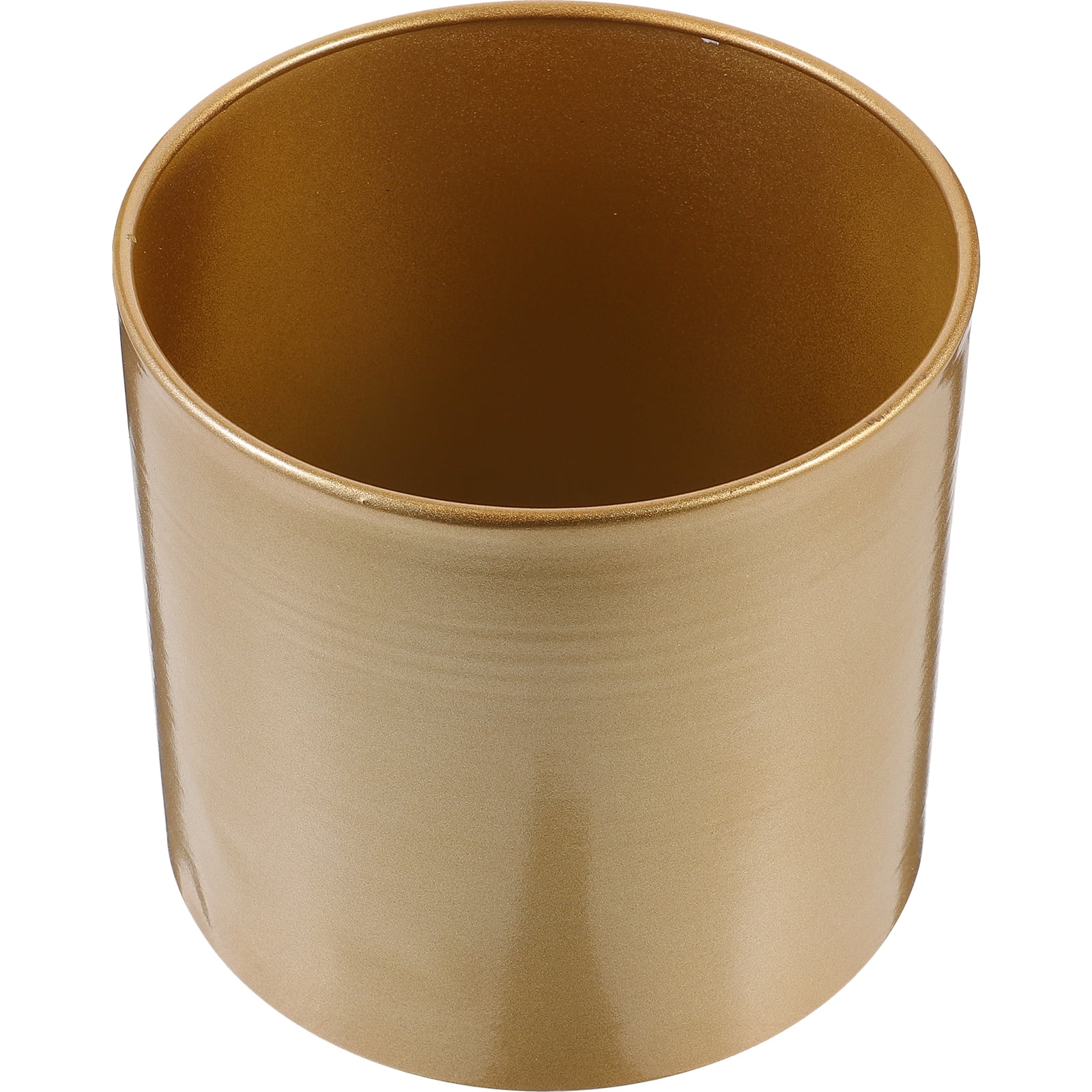 Hug Bucket Flower Pot Tall Planter Planters for Indoor Plants Sill Gold ...