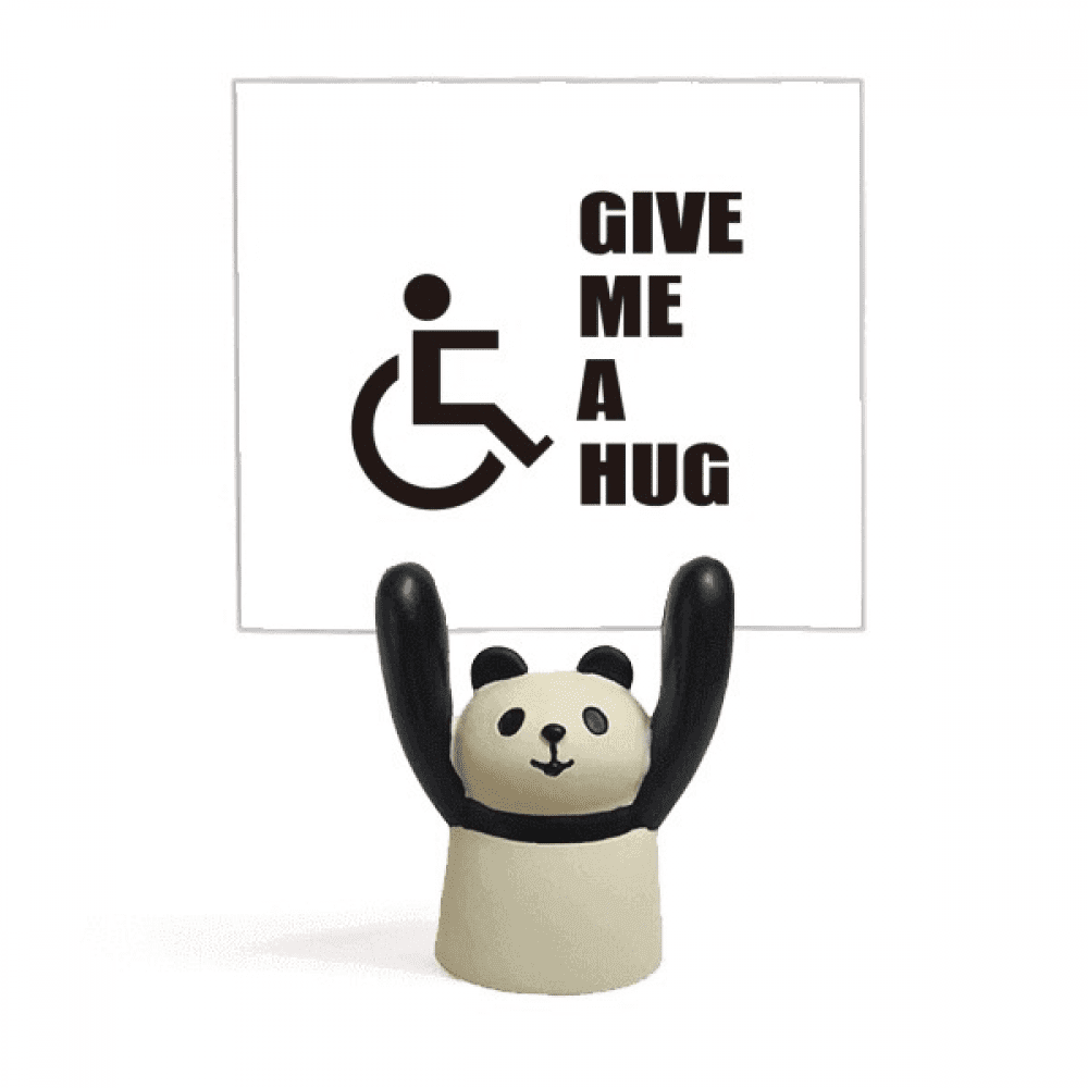 Hug Help Body Disability Lucky Memo Holder Cartoon Animal Panda Stand ...