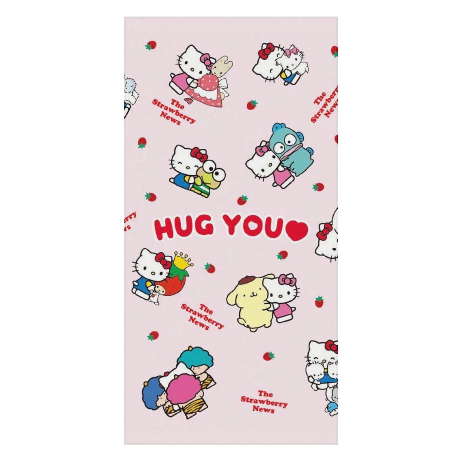 Hug Kuromi Melody Hello-Kitty Cinnamoroll Oversized Beach Towels, Pool ...
