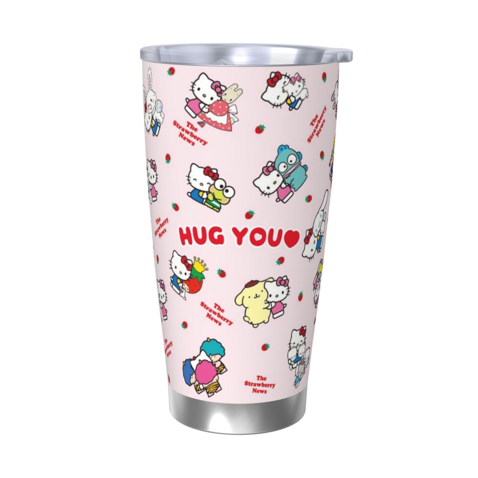 Hug Kuromi Melody Hello-Kitty Cinnamoroll Water Bottle 20oz Stainless ...