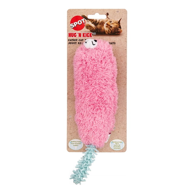 Hug 'N Kick Cat Toy 6 Inch - Green, Pink Or Blue - Walmart.com