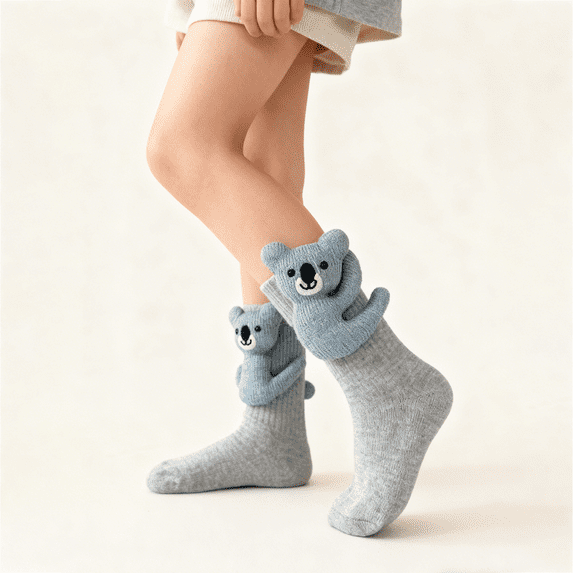 Hug Socks,3D Knit Animal Socks for Women,Cozy Cute Novelty Sock,Warm ...