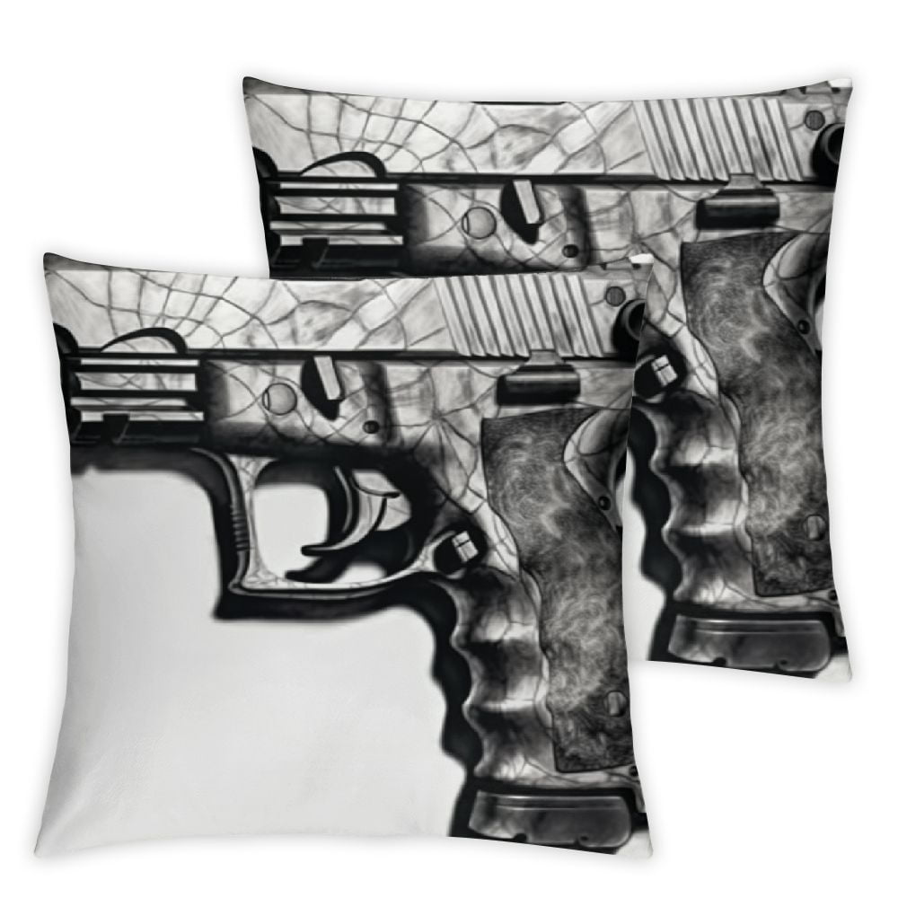 Hug Soft Tactical Automatic Handgun Cushion Pillow, Plush Stuffed ...