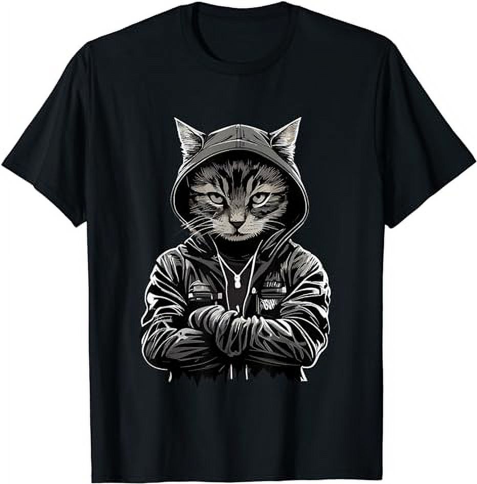Hug Thug Gangster Life Cat Thug Cat Hug Cat Gangster Cat T-Shirt ...