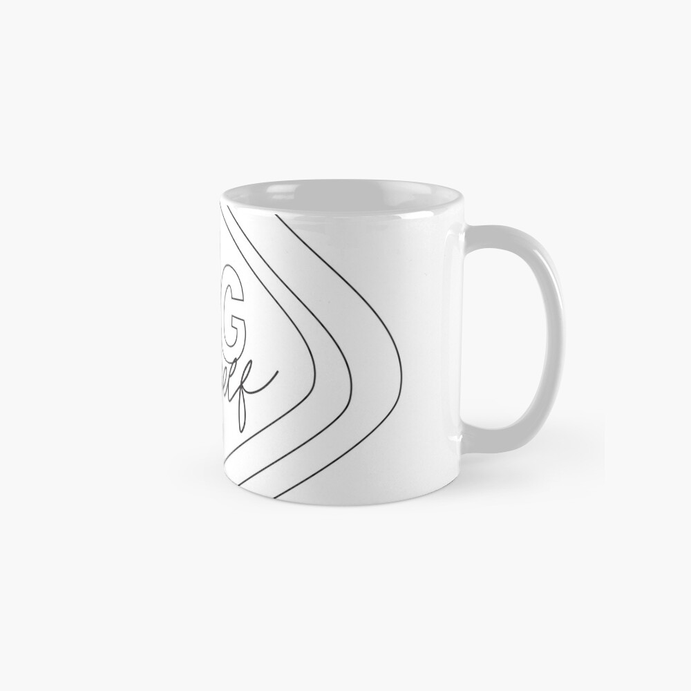 Hug Yourself Black Outline Text Art Classic Mug - Walmart.com
