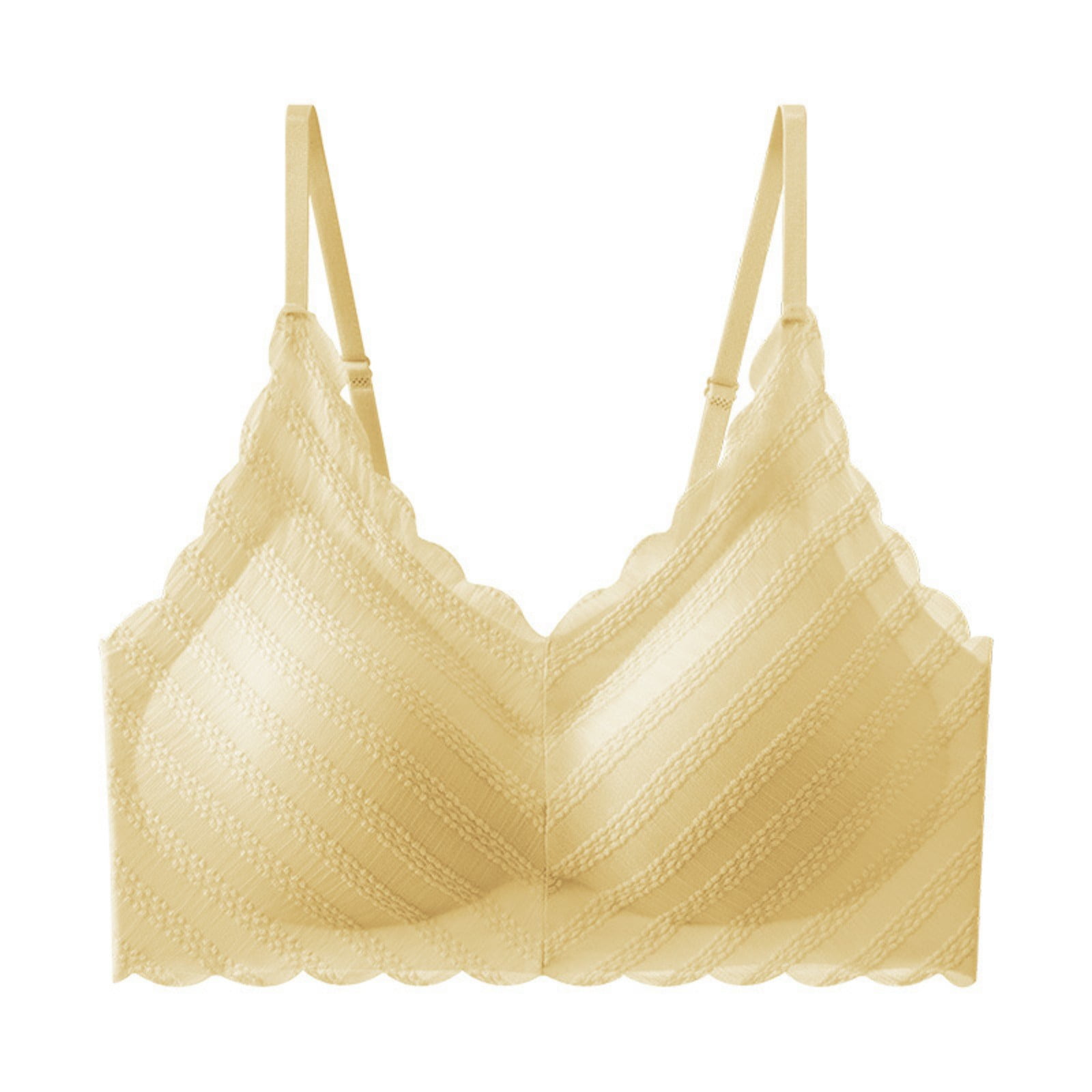 Hugcore Bralettes for Women, Women's Gather Up French Style Thin Non ...