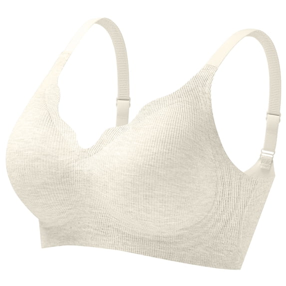 Hugcore Push Up Bras for Women, Women No Underwire Seamless Plunge ...