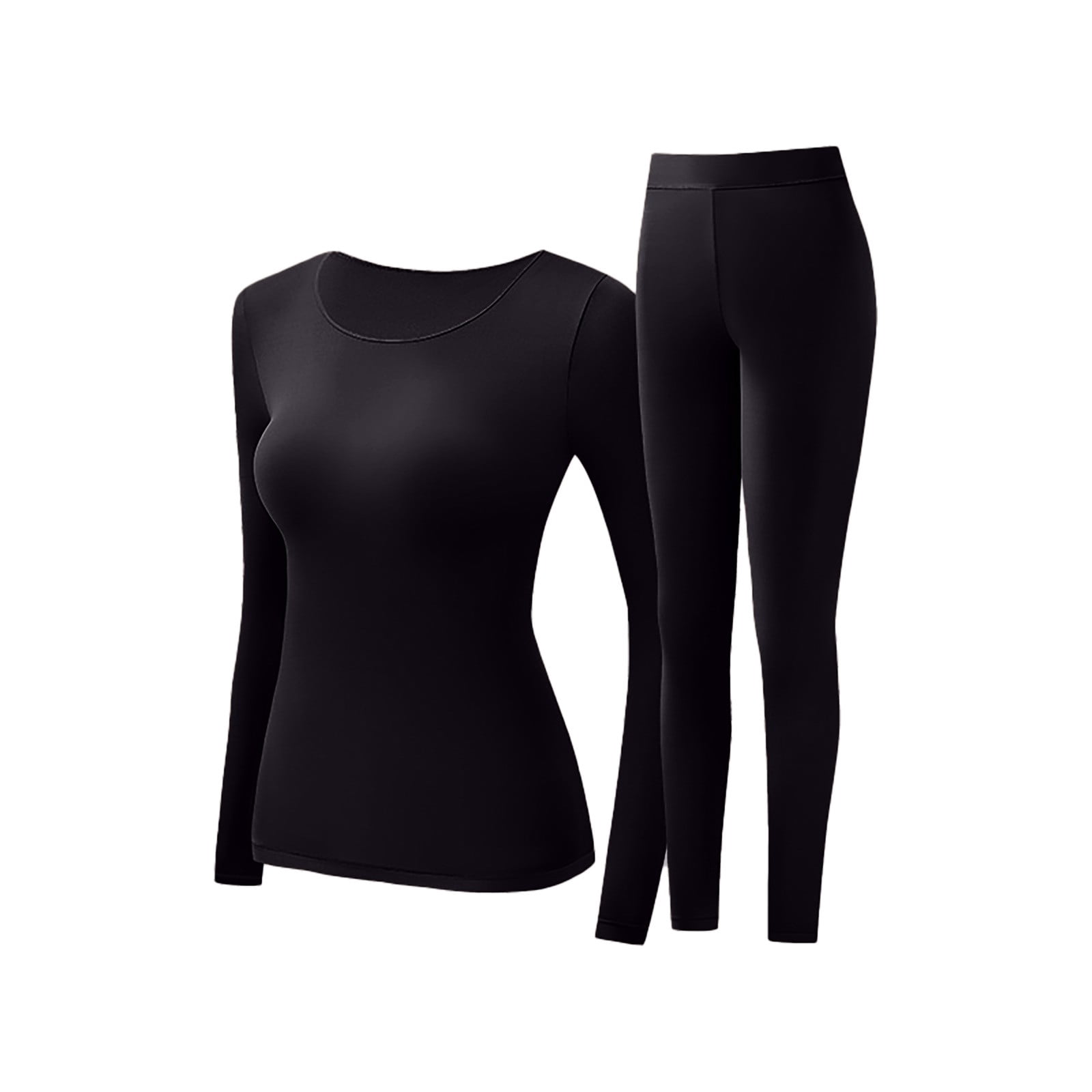 Hugcore Winter Clothing for Women Women Ultra-Soft Set Base Layer Top ...
