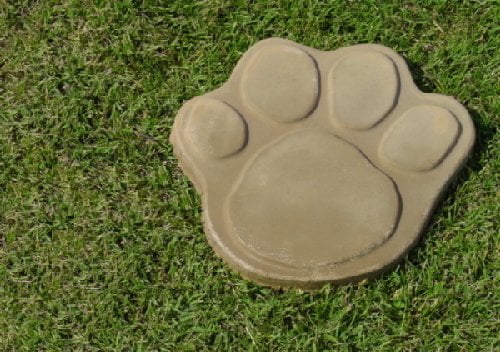 Huge 16 Inch Dog Cat Paw Print Plastic Craft Mold use with Concrete or ...