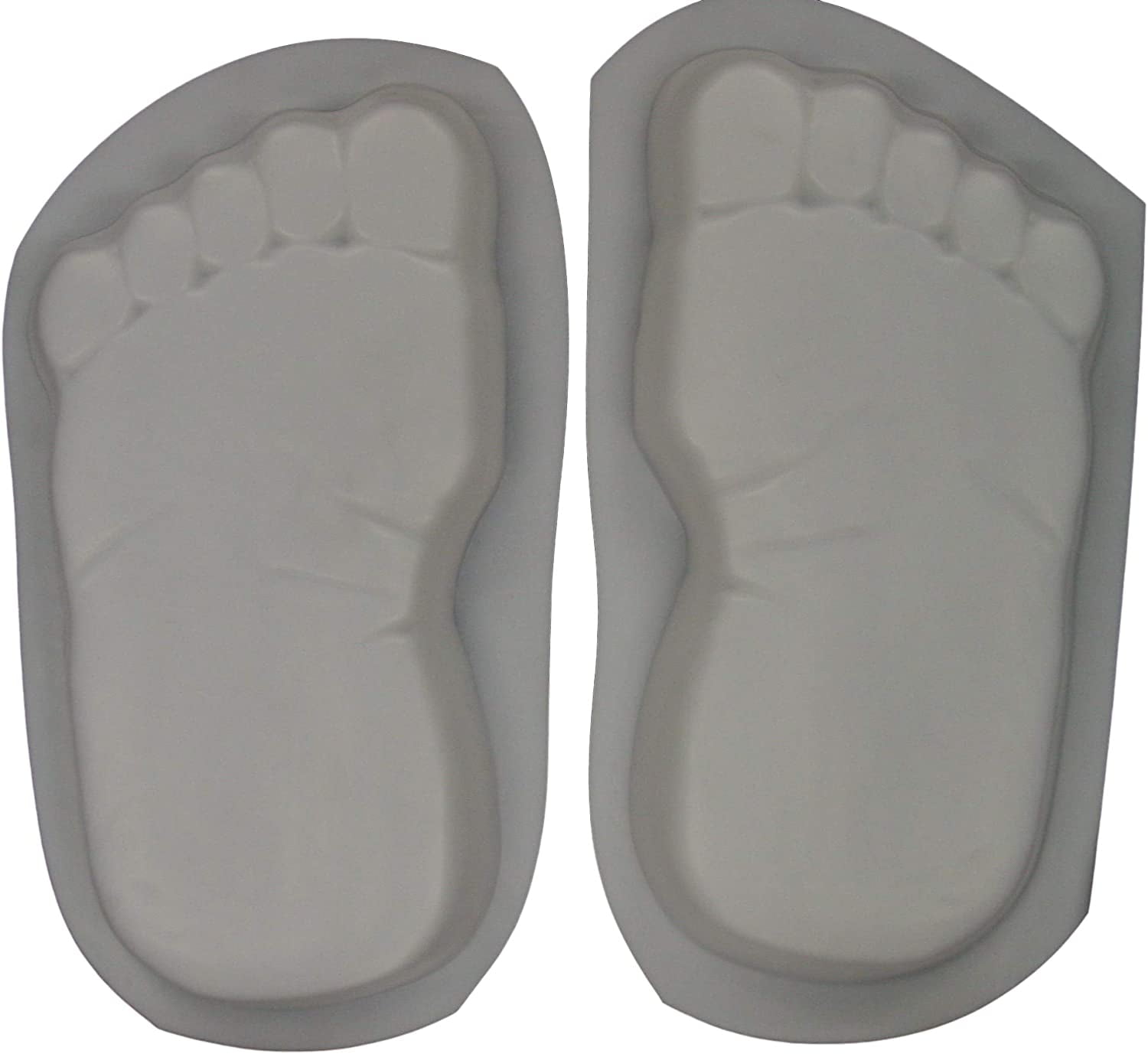 Huge 16 Inch Footprints Bare Feet Plastic Craft Mold for Making into ...