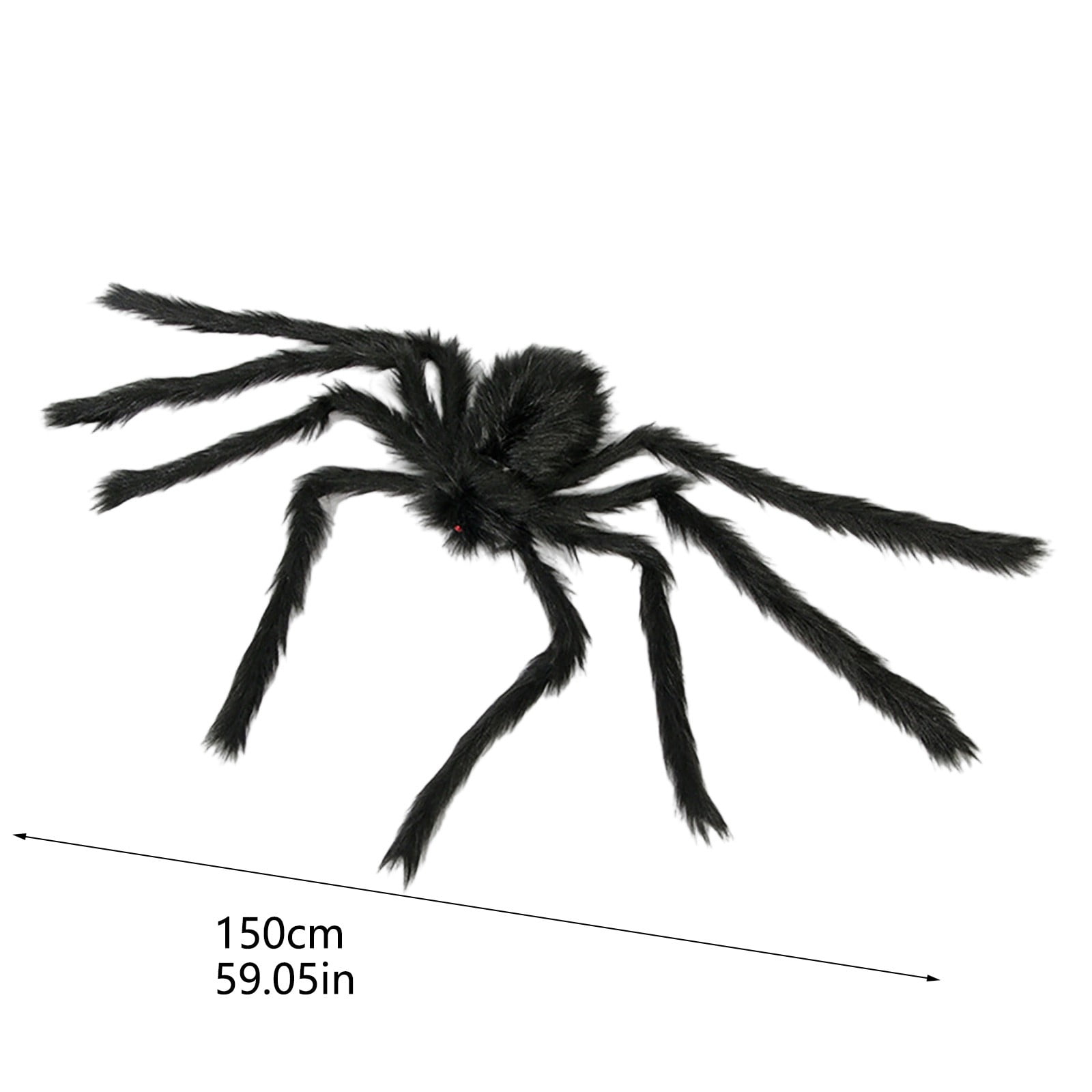 Huge Big Spider Haired Terrifying Halloween Prop - Outdoor Indoor Party ...
