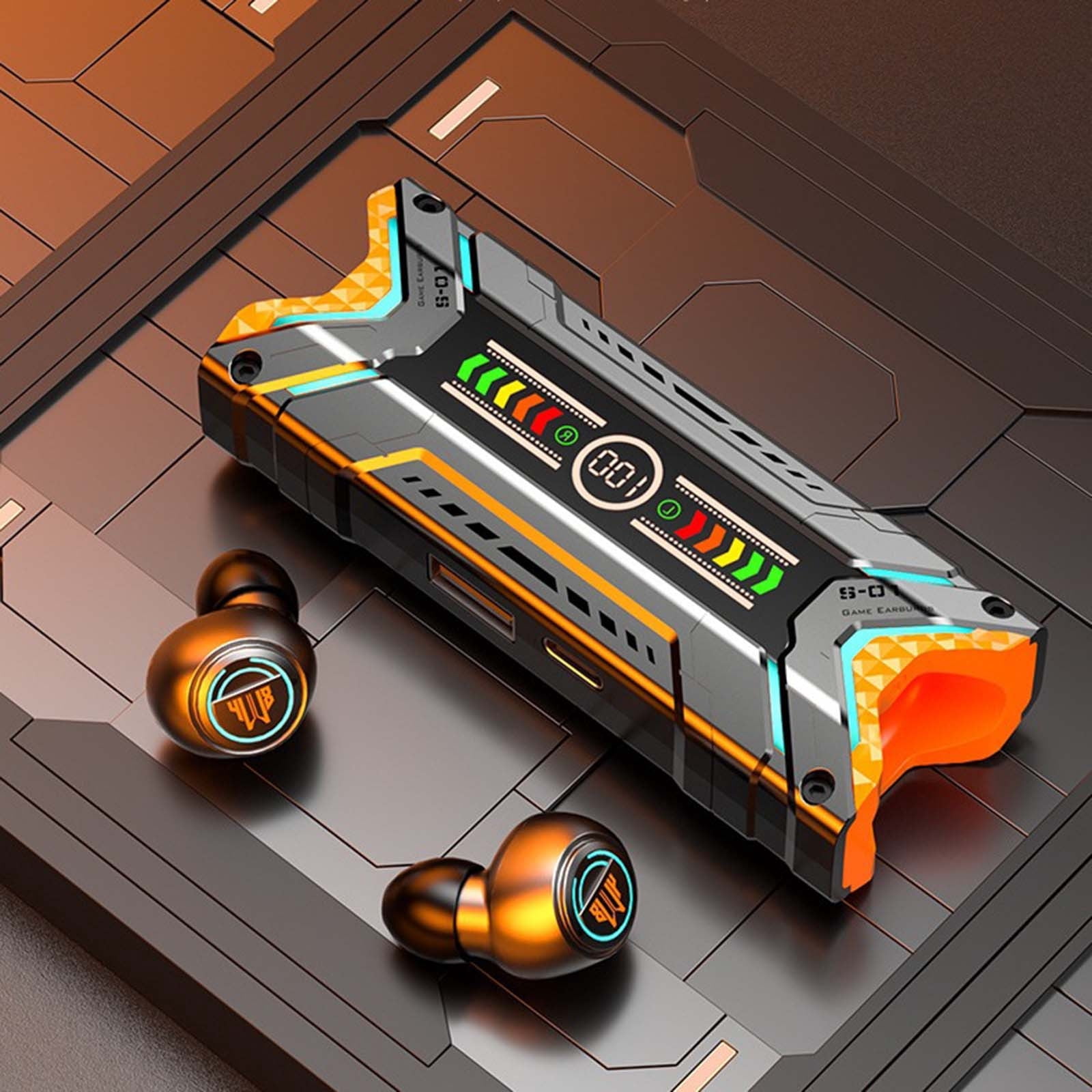 Huge Discount, M48 Bluetooth Earphones, Mecha Game Design, Low Latency ...