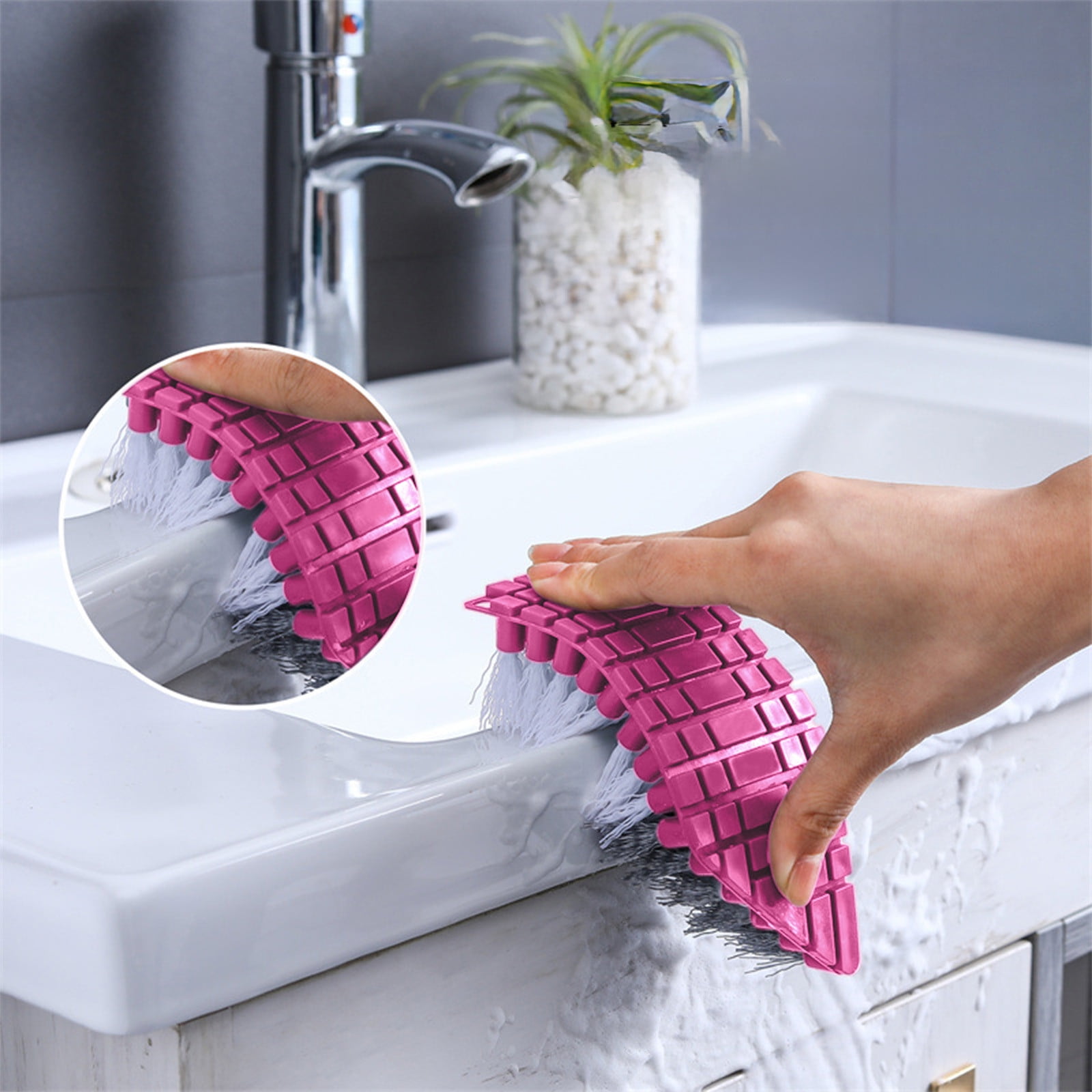 Huge Discount, Window Slot Cleaning Brush, Hard Bristle Crevice and ...