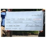 Huge Dry Erase Blank Presentation Check, Reusable Big Checks 24" x ...