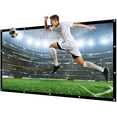 Huge Large Projector Screen 300 inch of Thick Canvas Material 16:9 ...