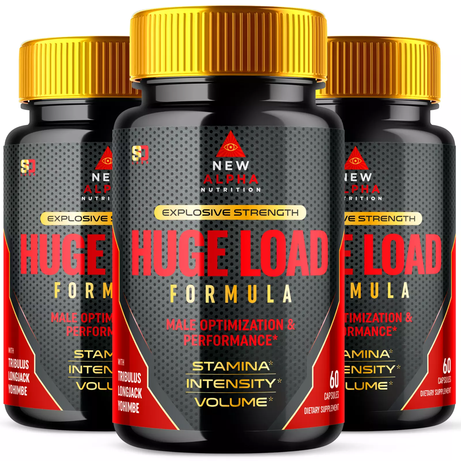 Huge Load Formula Optimizes Strength, Boost Performance and Stamina (3 ...