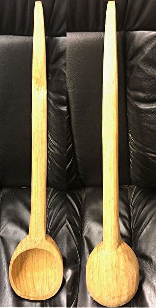 Huge Made in Mexico Mexican Deep Wooden Wood Stirring Deep Spoon ...