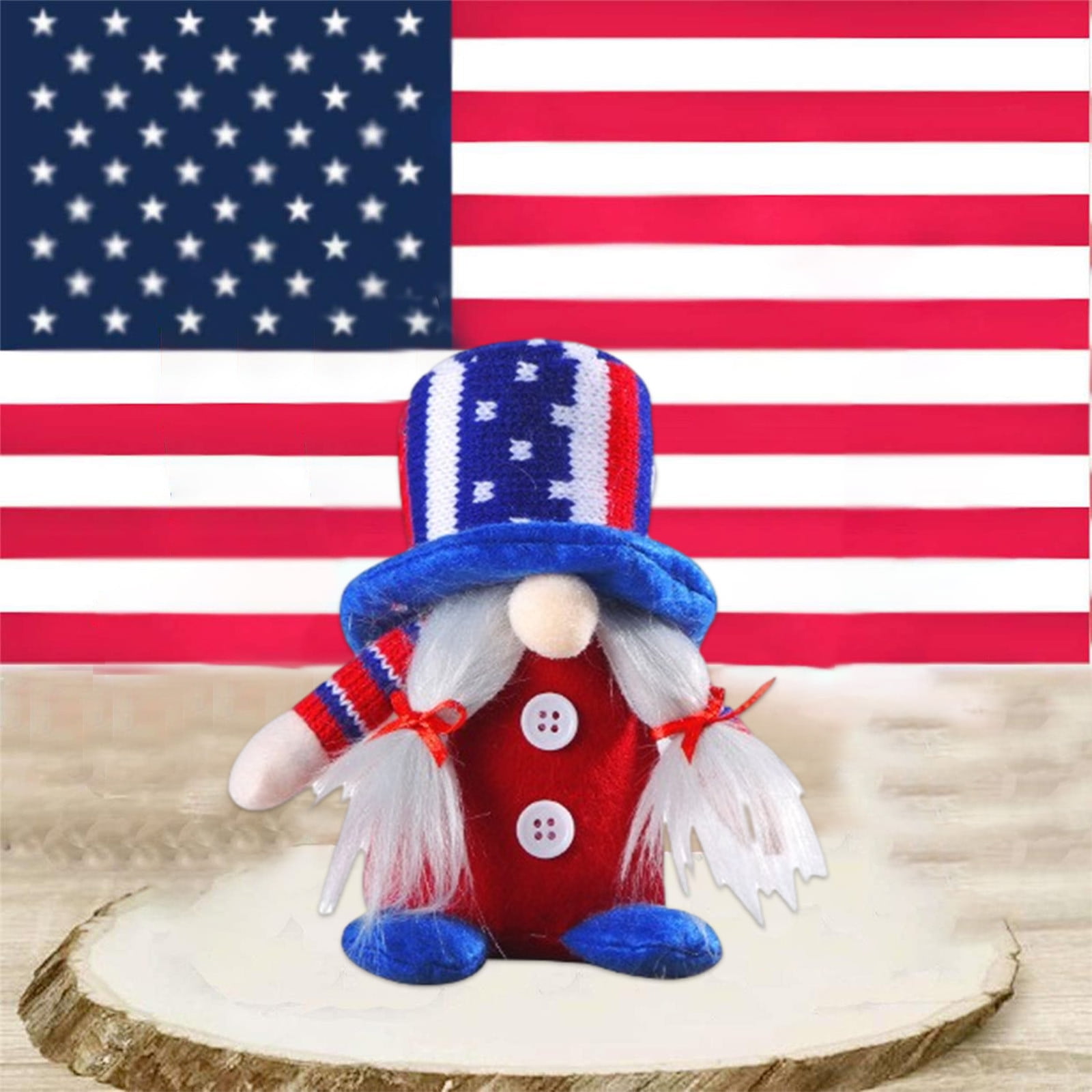 Suncoda Gnomes 4th of July Independence Day Ornament, Cloth - Walmart.com