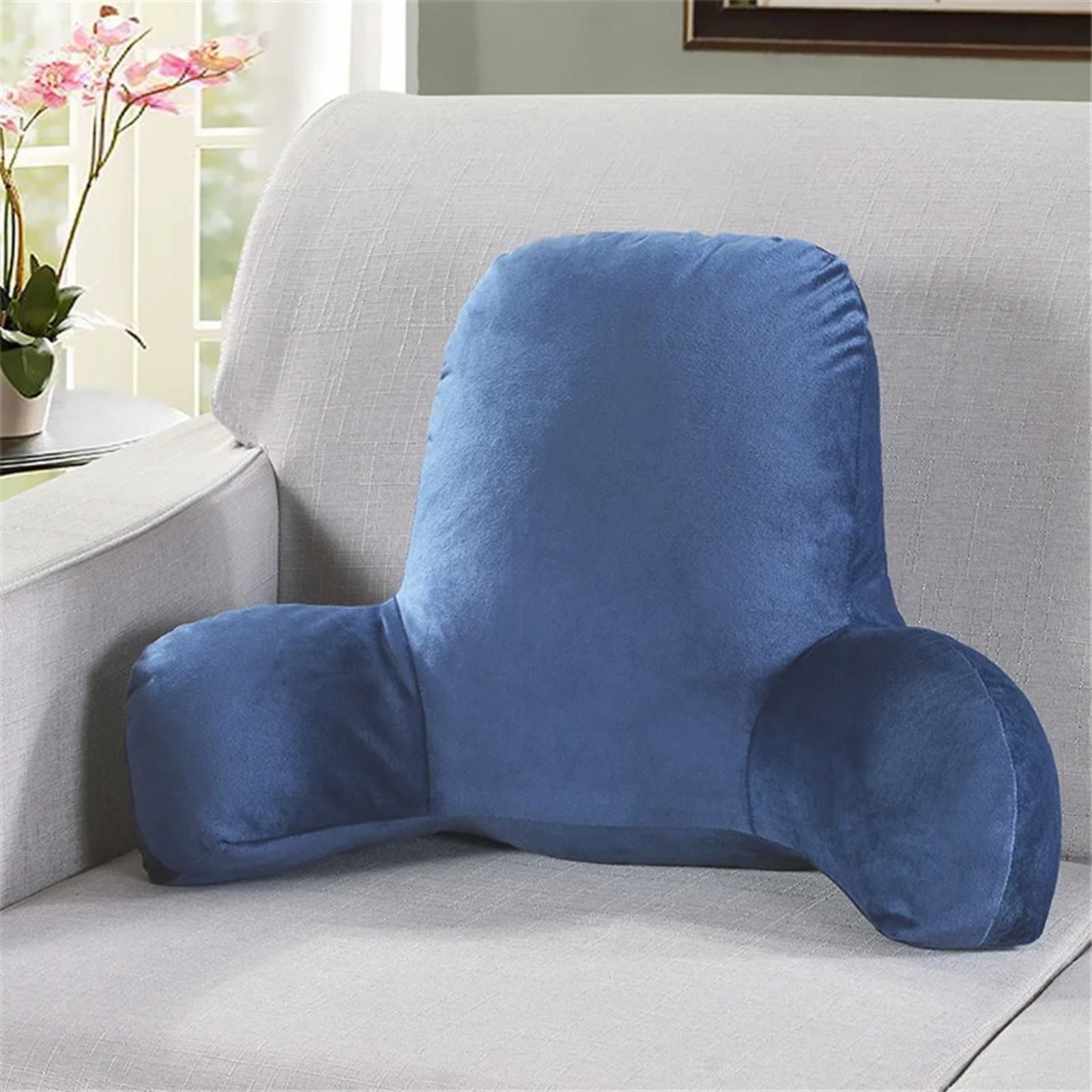 Huge ! Plush Memory Foam Big Backrest Cushion Reading Lumbar Support ...