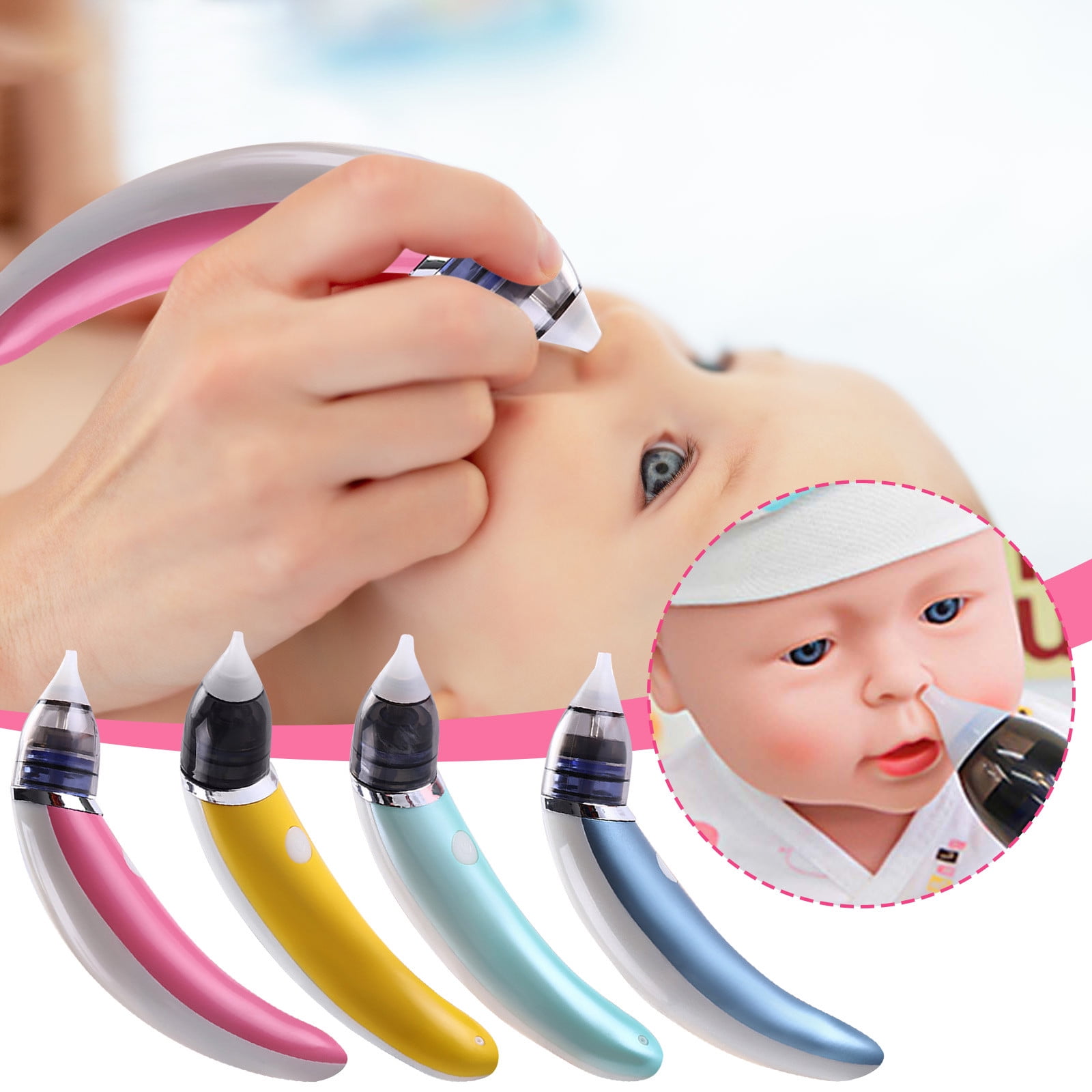 Huge Savings,Electric Nasal Suction Device, Nasal Mucus Suction & Wash ...