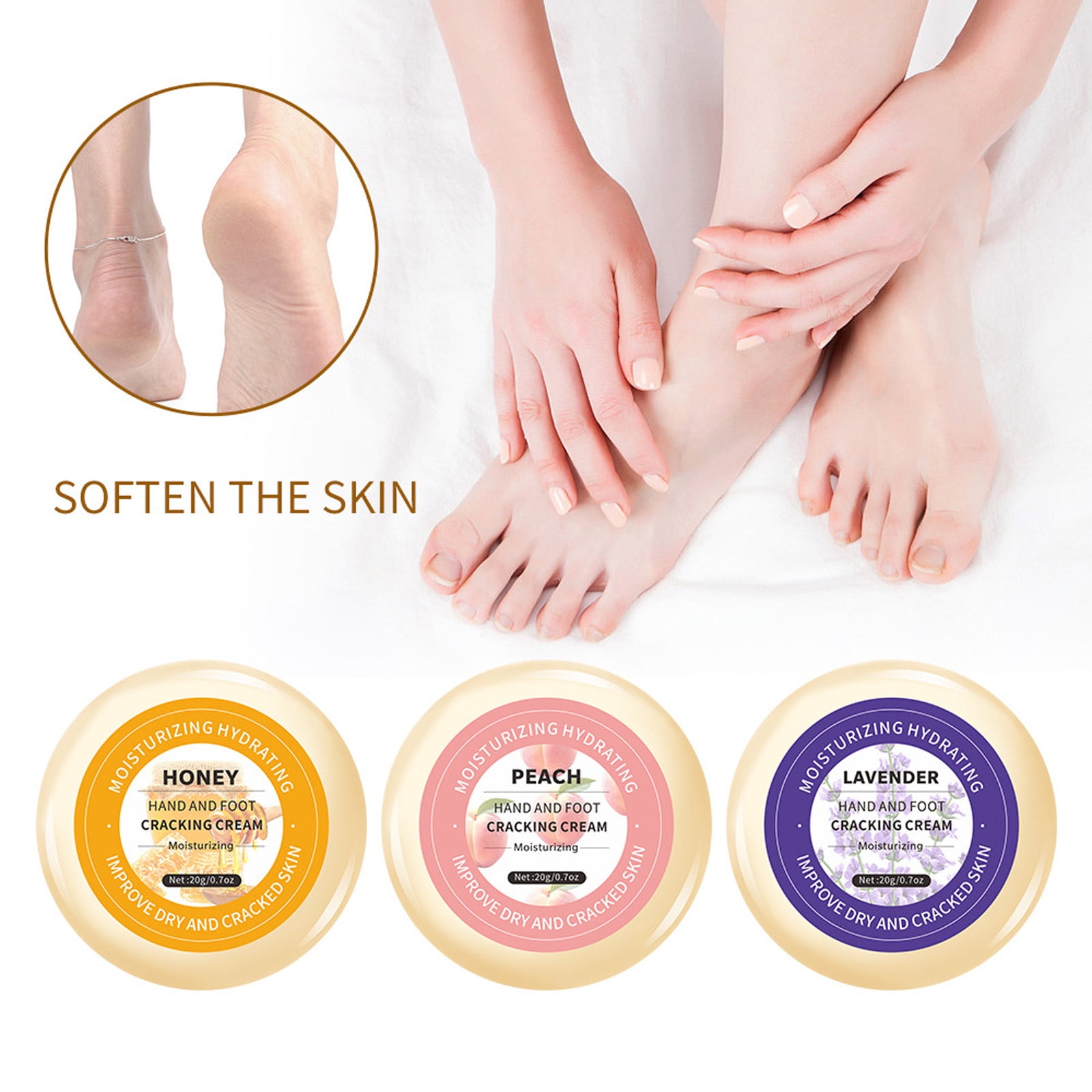 Huge Savings, Topliu Moisturizing Healing Foot Cream, 20g Jar, Deep ...