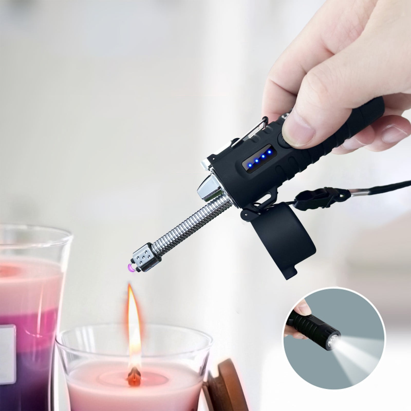 Huge Savings, Waterproof Rechargeable Lighter Flashlight ...