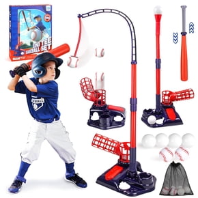 Toddler Bat and Ball Sets for Kids Ages 3-8 in Bright Colors