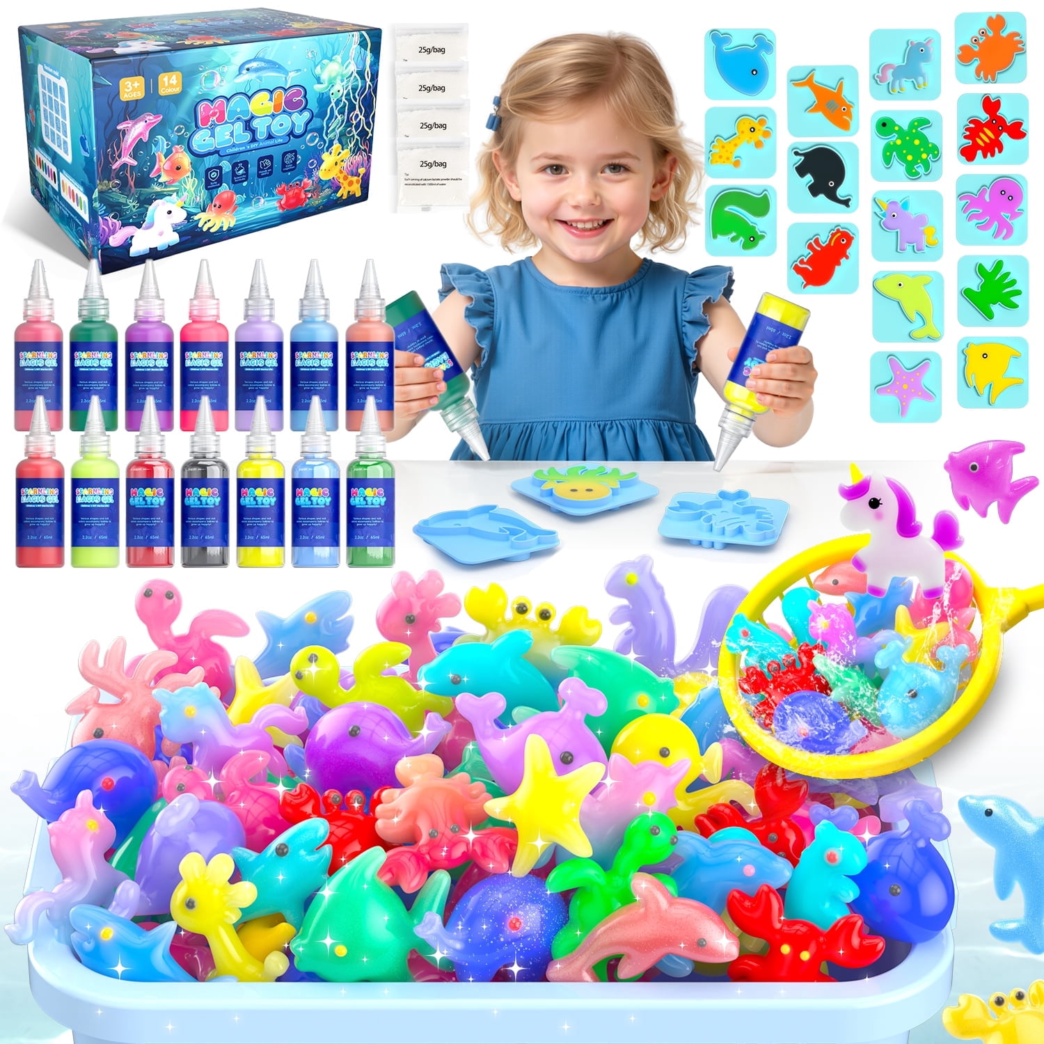Huge Wave DIY Models Toy Kit, Art & Craft Kit STEM Gifts for Kids ...