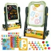 Svan 80pc Kids Activity Set - Double-Sided Easel with Magnetic ...