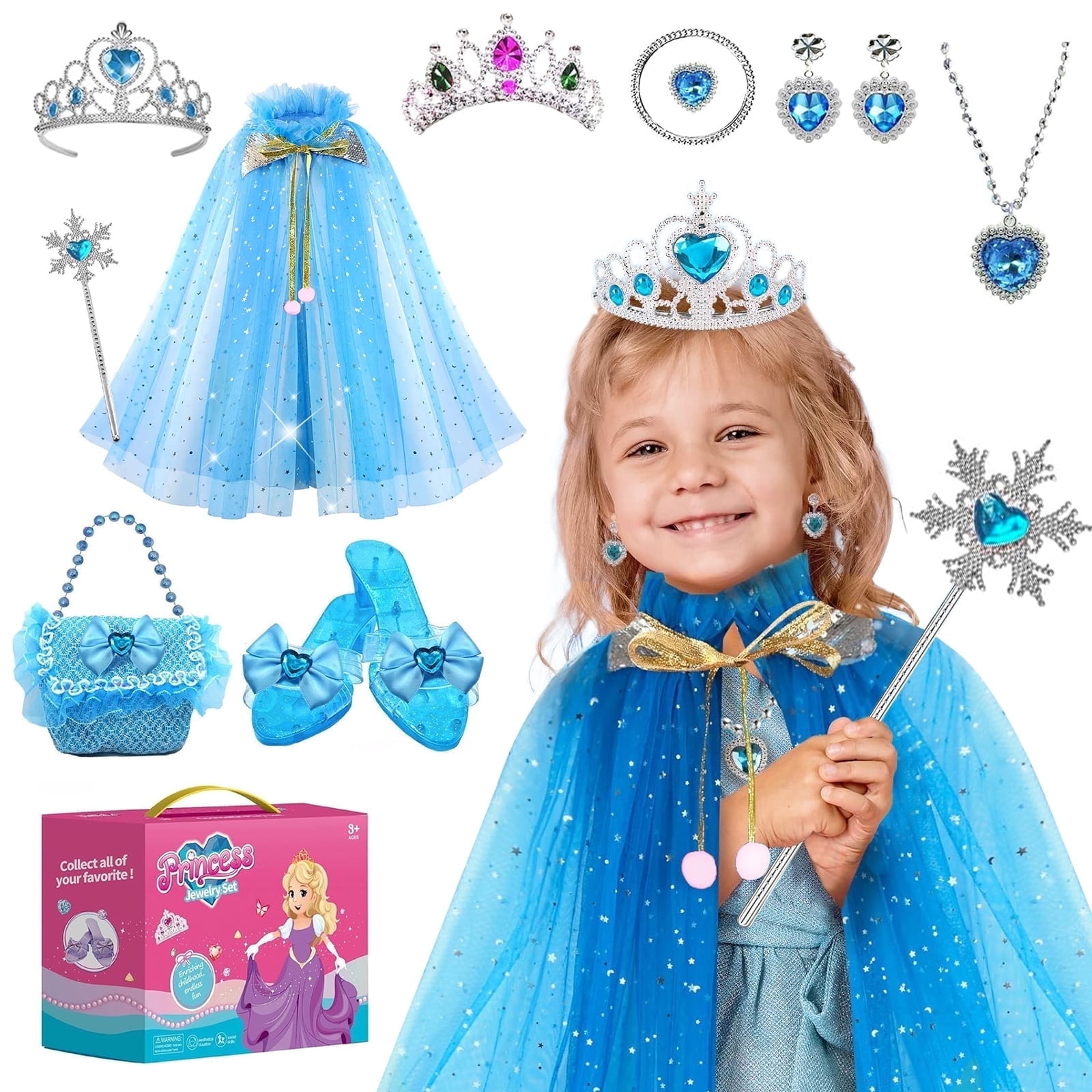 Huge Wave Princess Toys for Girls 2 3 4 5 Year Old, Princess Dress up ...