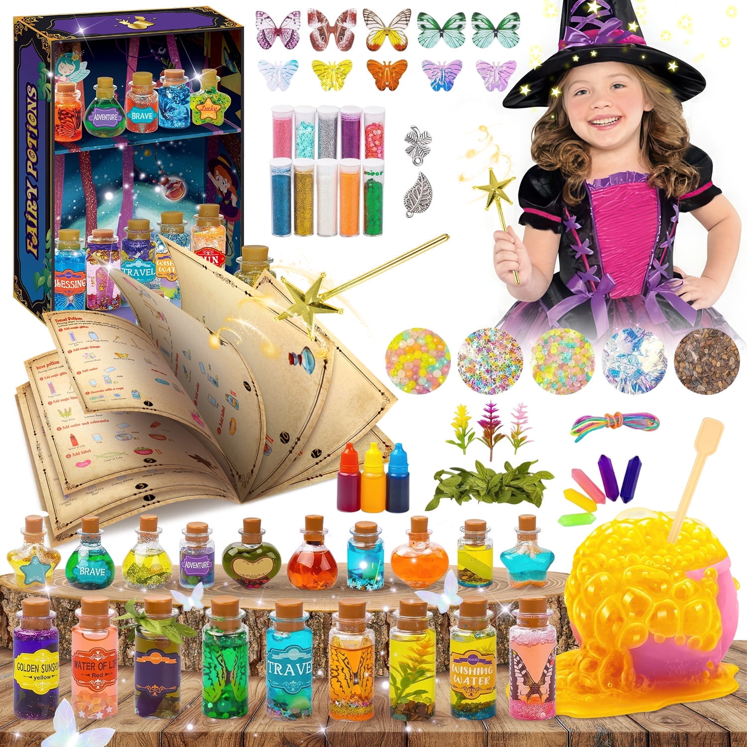Huge Wave Fairy Magic Potion Kits for Girls, DIY Magic Mix Potion ...